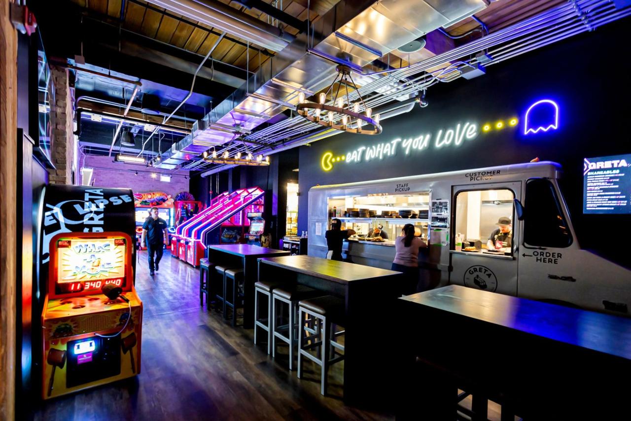Date Night at Greta Arcade Bar | Powered by Givergy