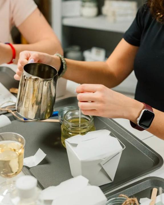 Sip & Pour Candle Making Class for 11 People **Category: Exper ...