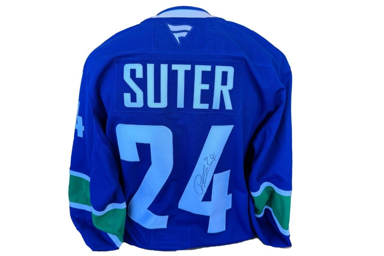 Game Worn & Autographed Suter Jersey | Powered by Givergy