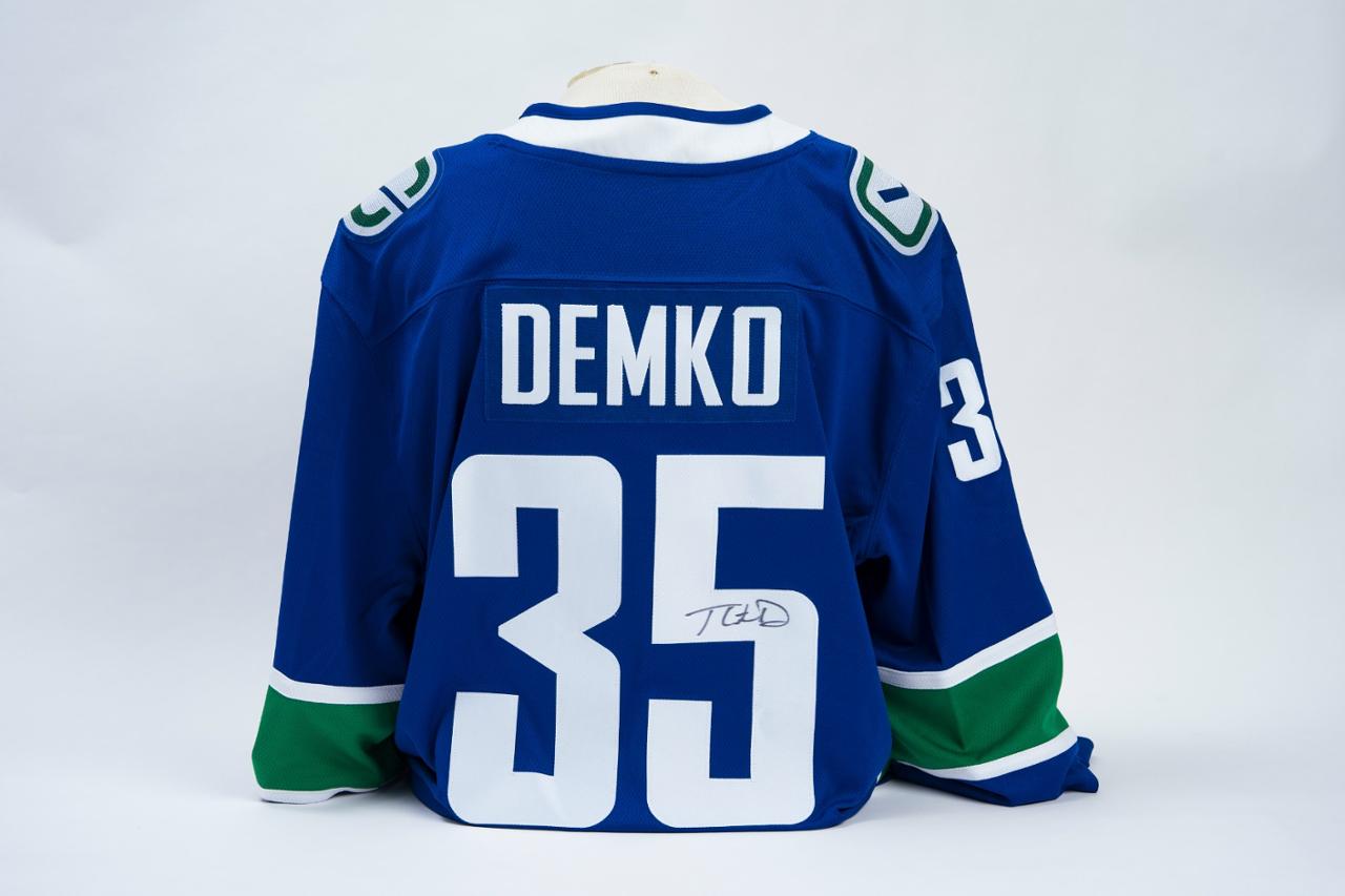 Autographed Thatcher Demko Jersey | Powered by Givergy