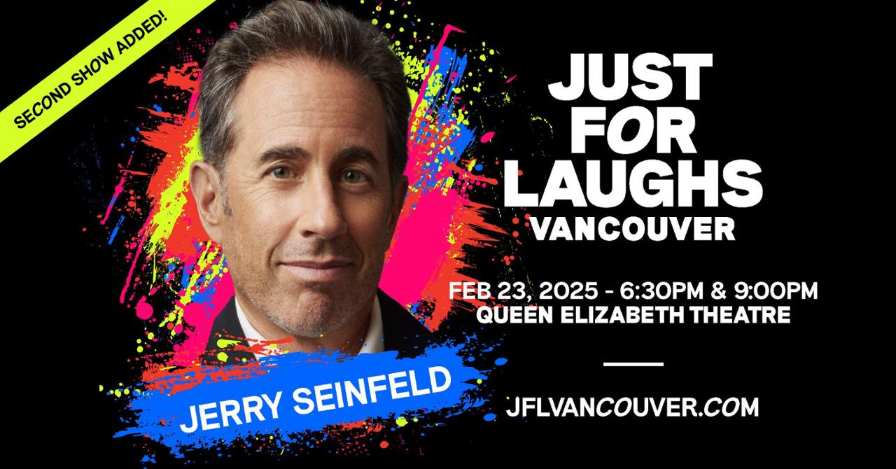 Pair of Tickets to Jerry Seinfeld | Powered by Givergy