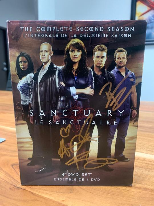 Sanctuary S2 DVD signed by Amanda and RyRo | Powered by Givergy