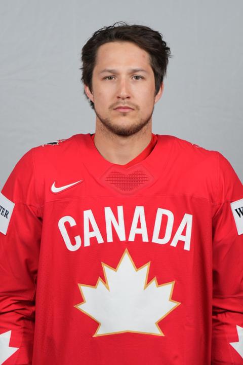 **BRANDON MONTOUR GAME-WORN TEAM CANADA JERSEY** | Powered by Givergy