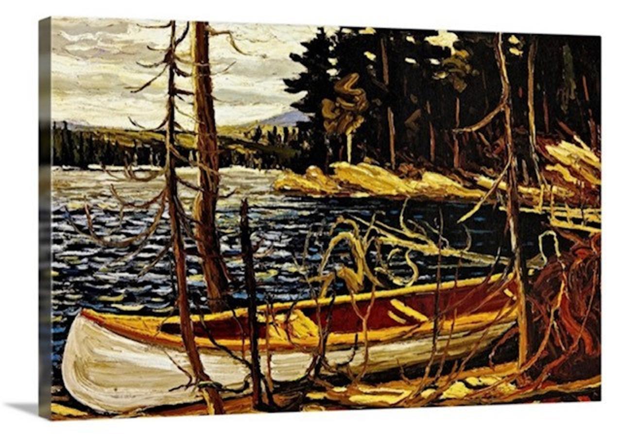 The Canoe by Tom Thomson: Giclee Canvas | Powered by Givergy