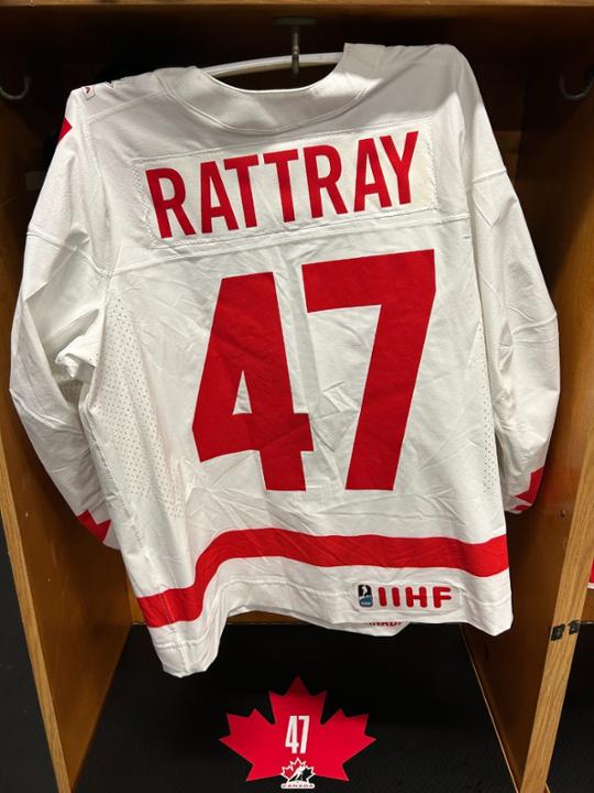 **JAMIE LEE RATTRAY GAME-WORN TEAM CANADA JERSEY** | Powered by Givergy