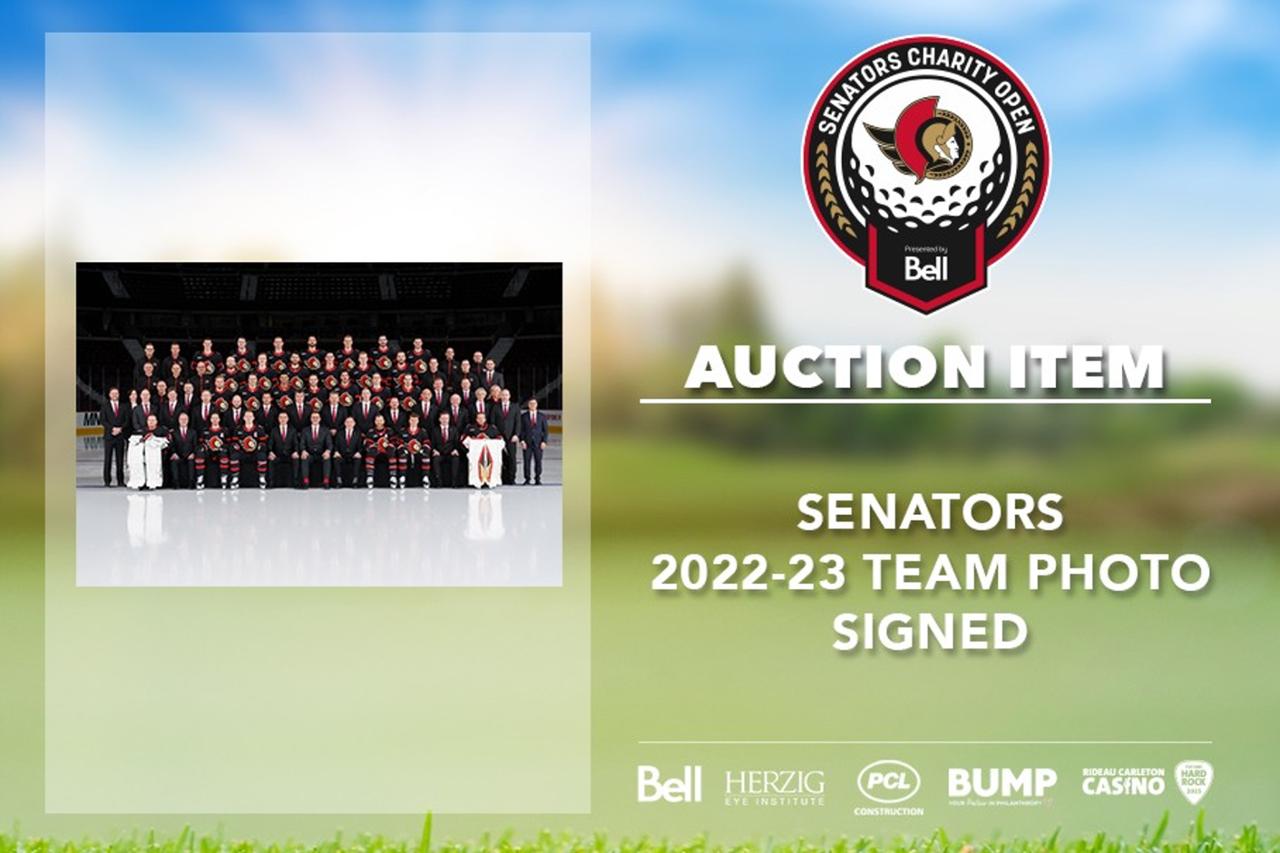 Senators 2022-23 Team Photo Signed | Powered by Givergy